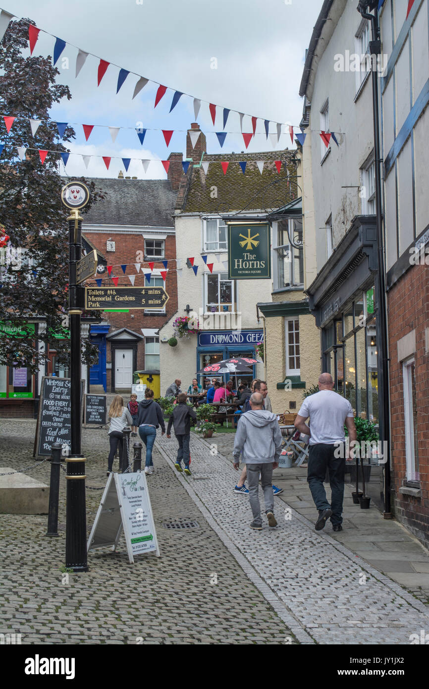 Image of Victoria Square in Ashbourne Derbyshire, England, UK, Europe ...