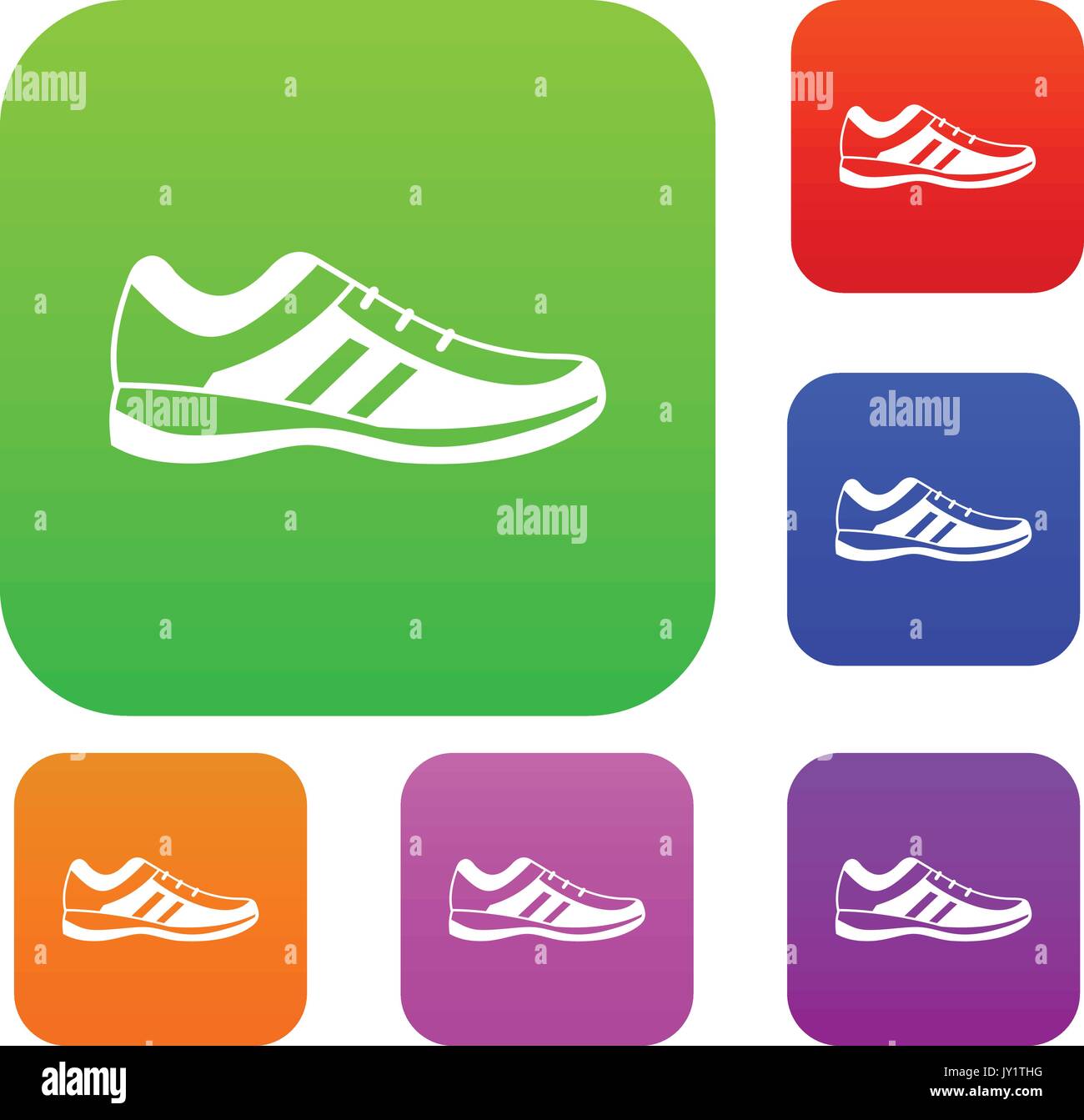 Men sneakers set collection Stock Vector Image & Art - Alamy