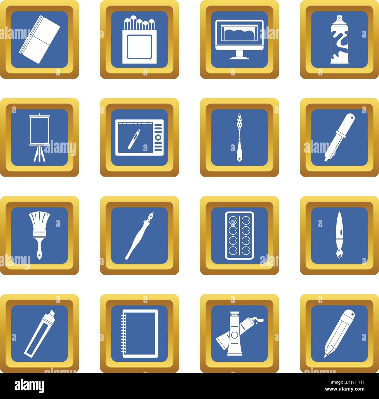 Draw watercolors Stock Vector Images - Alamy