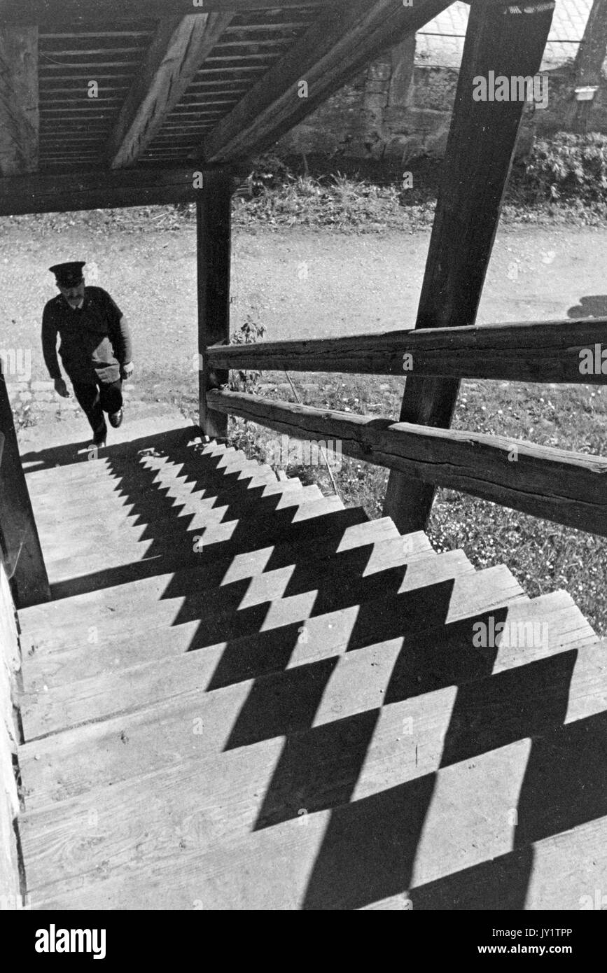 Vintage Postman Black and White Stock Photos & Images - Alamy