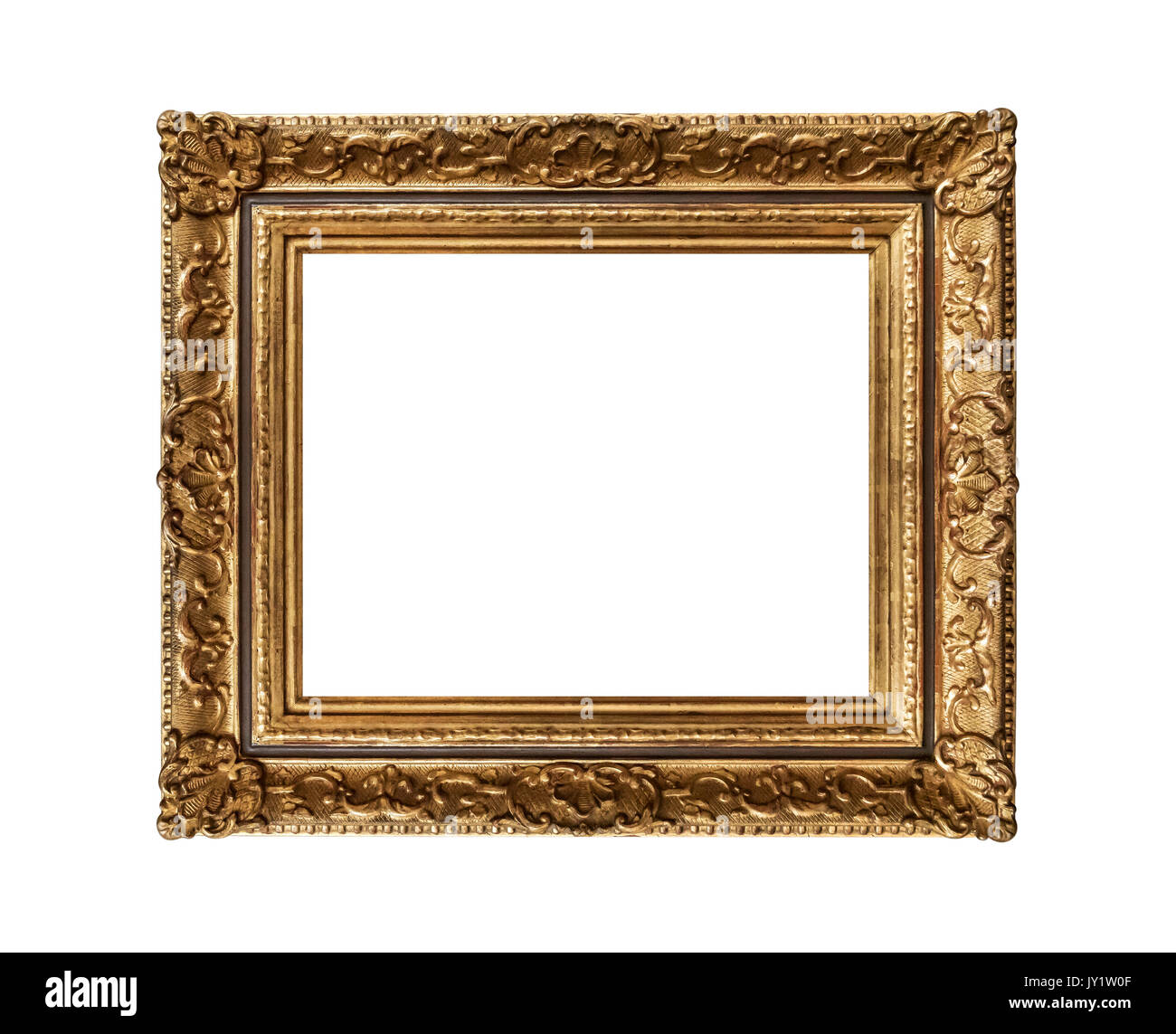 Old golden frame Stock Photo - Alamy