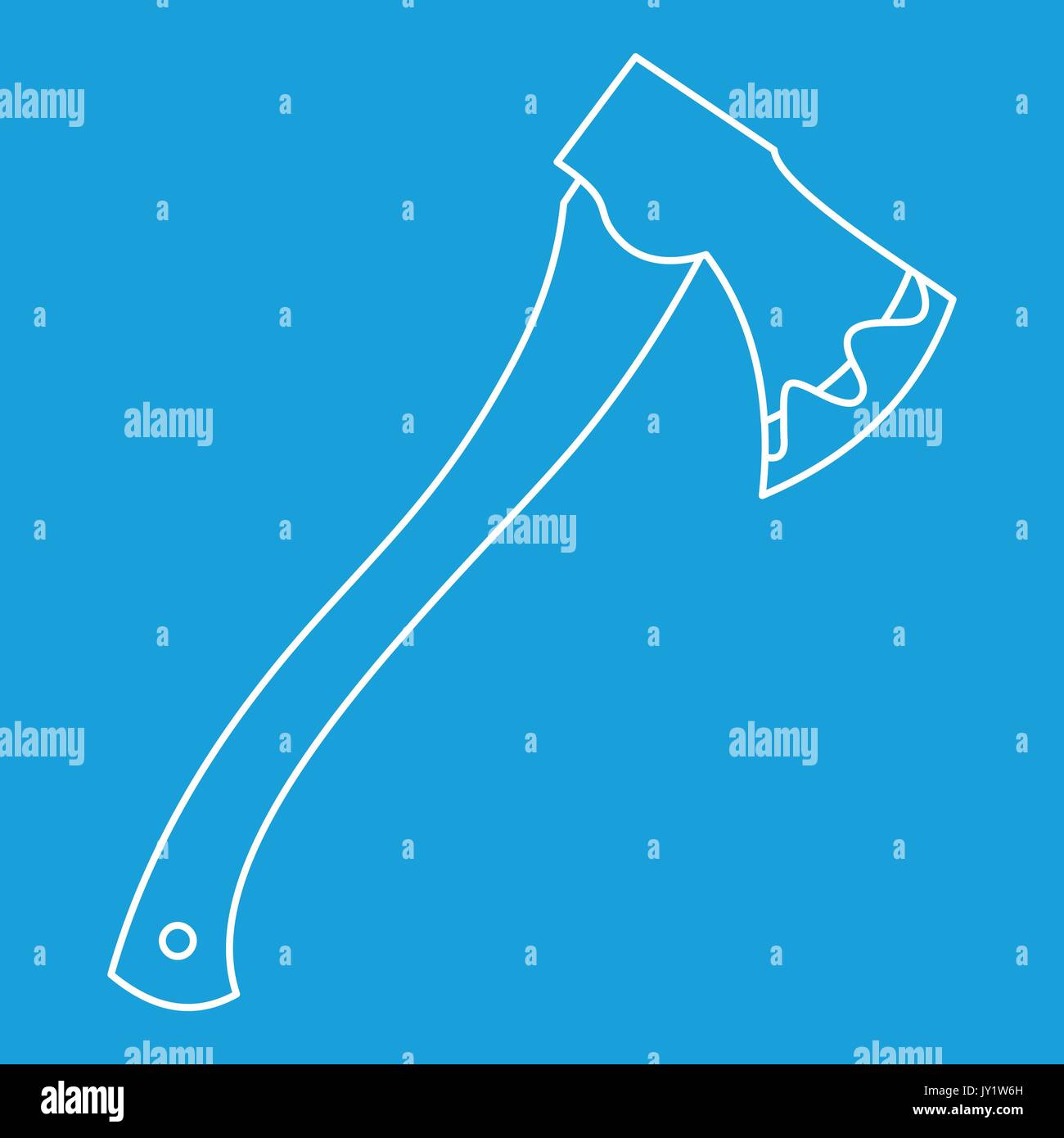 Axe icon, outline style Stock Vector Image & Art - Alamy