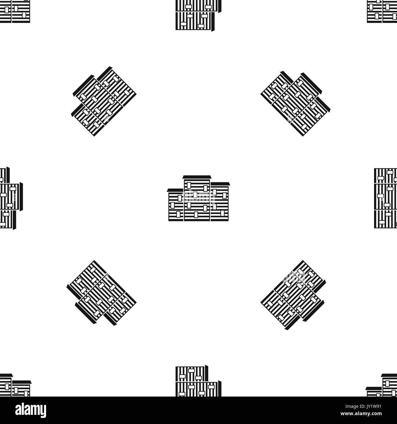 Houses pattern seamless black Stock Vector Image & Art - Alamy