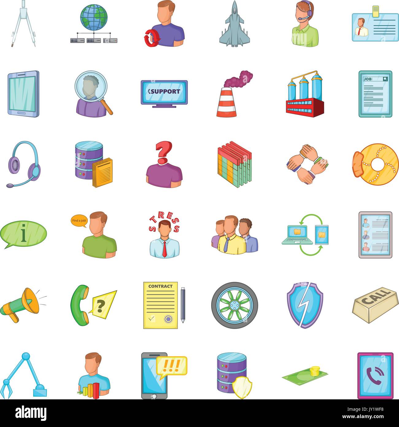 Good economy icons set, cartoon style Stock Vector Image & Art - Alamy