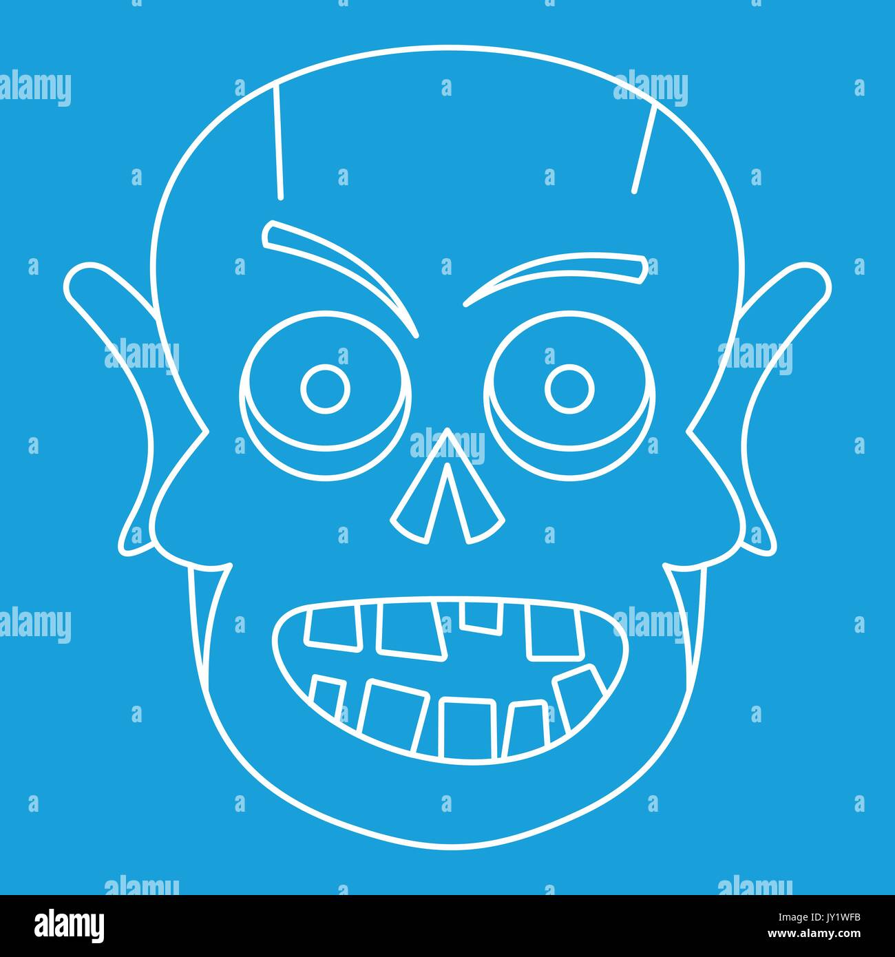Dead icon, outline style Stock Vector Image & Art - Alamy