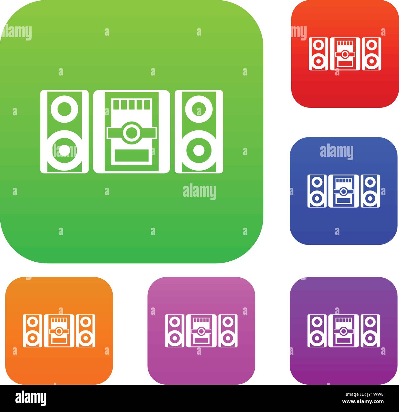 Music center set collection Stock Vector Image & Art - Alamy
