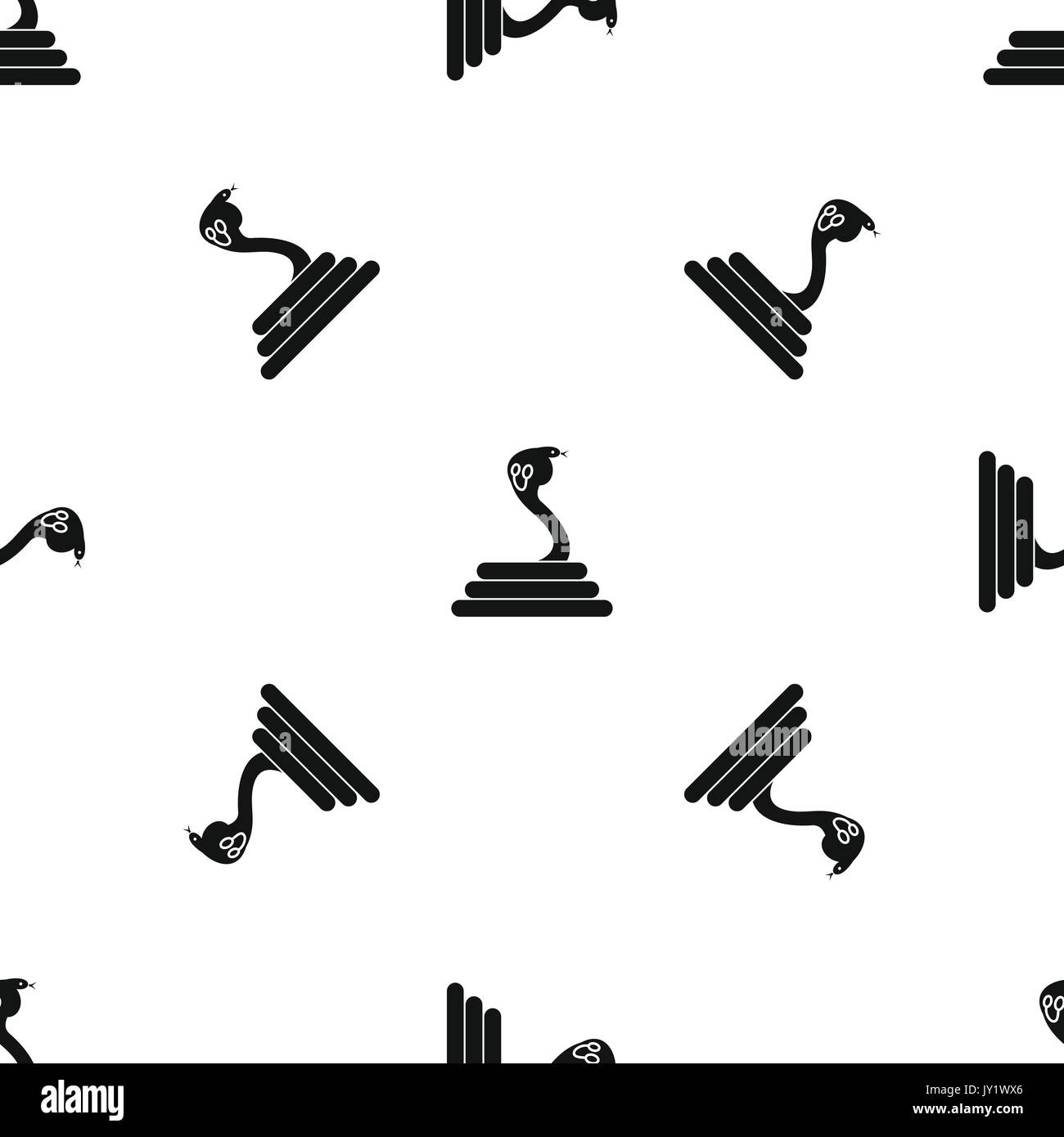 Cobra pattern seamless black Stock Vector Image & Art - Alamy