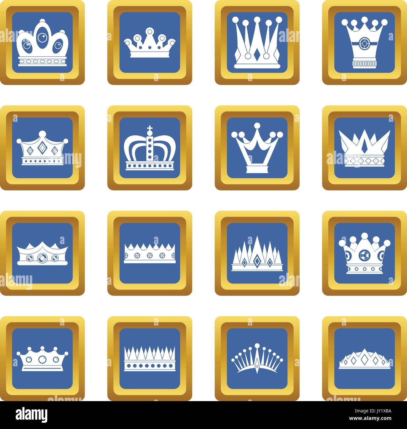 Queen blue hat Stock Vector Images - Alamy