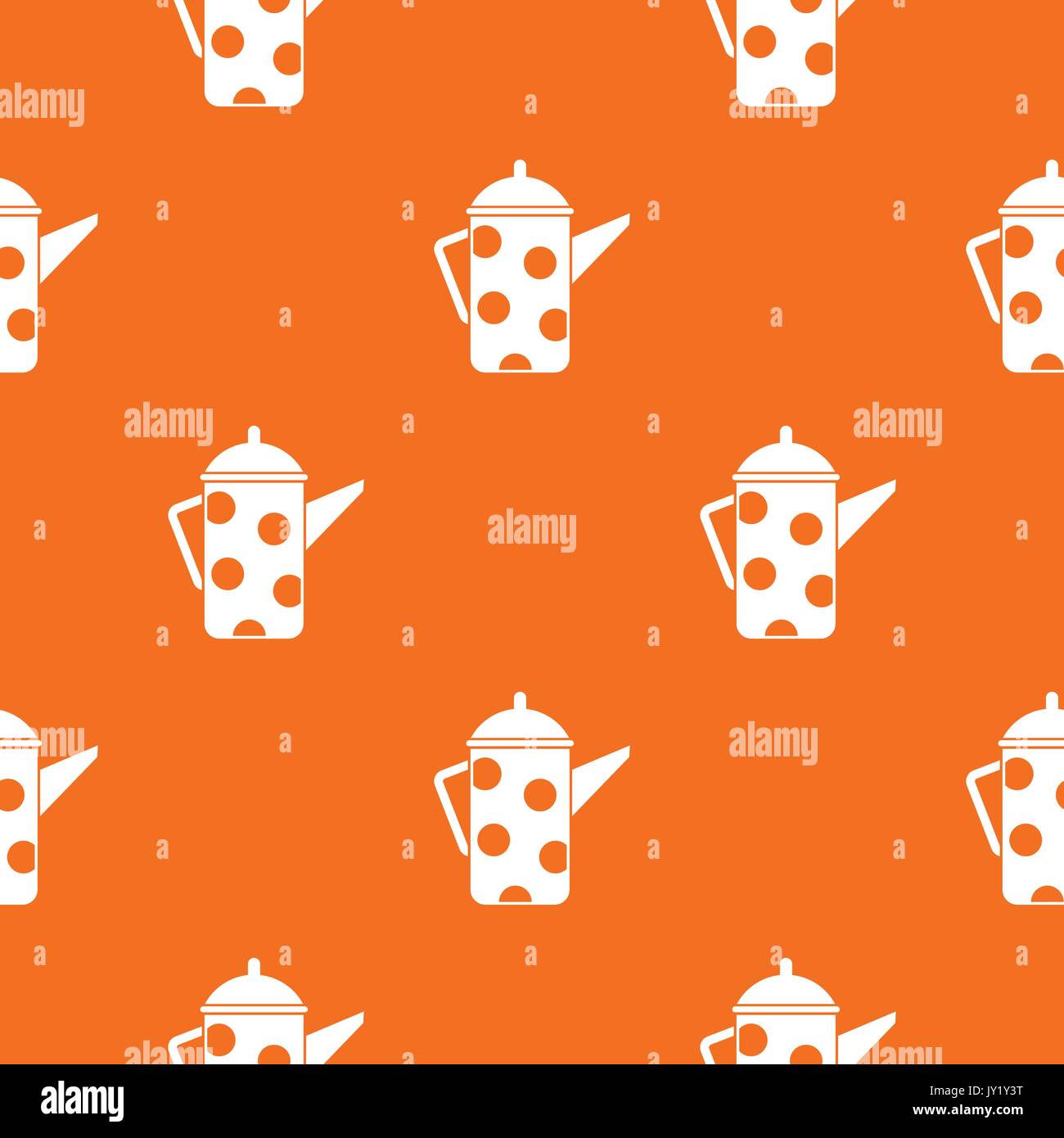 Retro coffee kettle pattern seamless Stock Vector Image & Art - Alamy