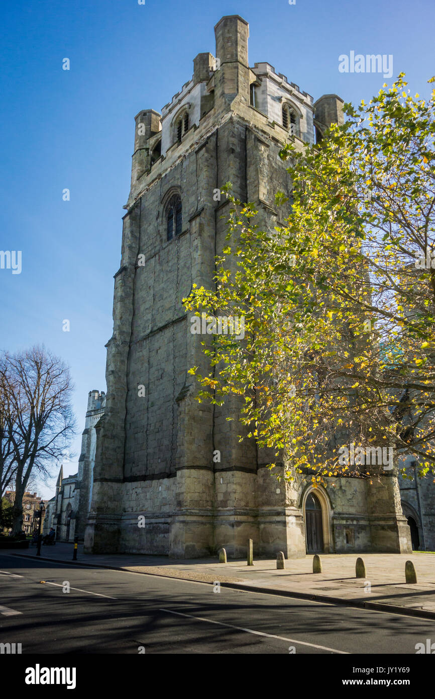 Chichester cathedral bell tower Stock Photo - Alamy
