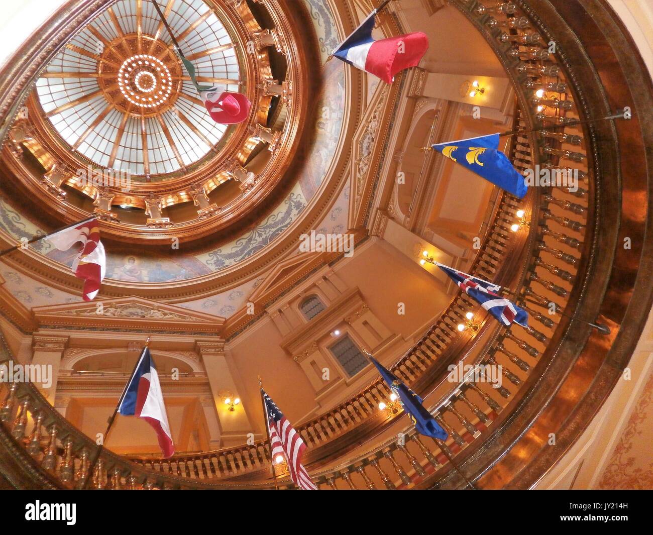 State capital building Kansas Stock Photo - Alamy