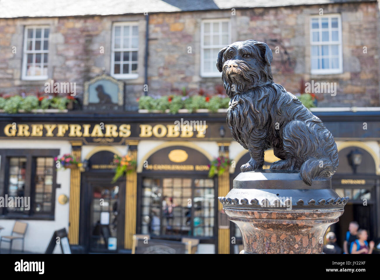 Sculpture of Greyfriars Bobby, Edinburgh, Scotland, United Kingdom ...