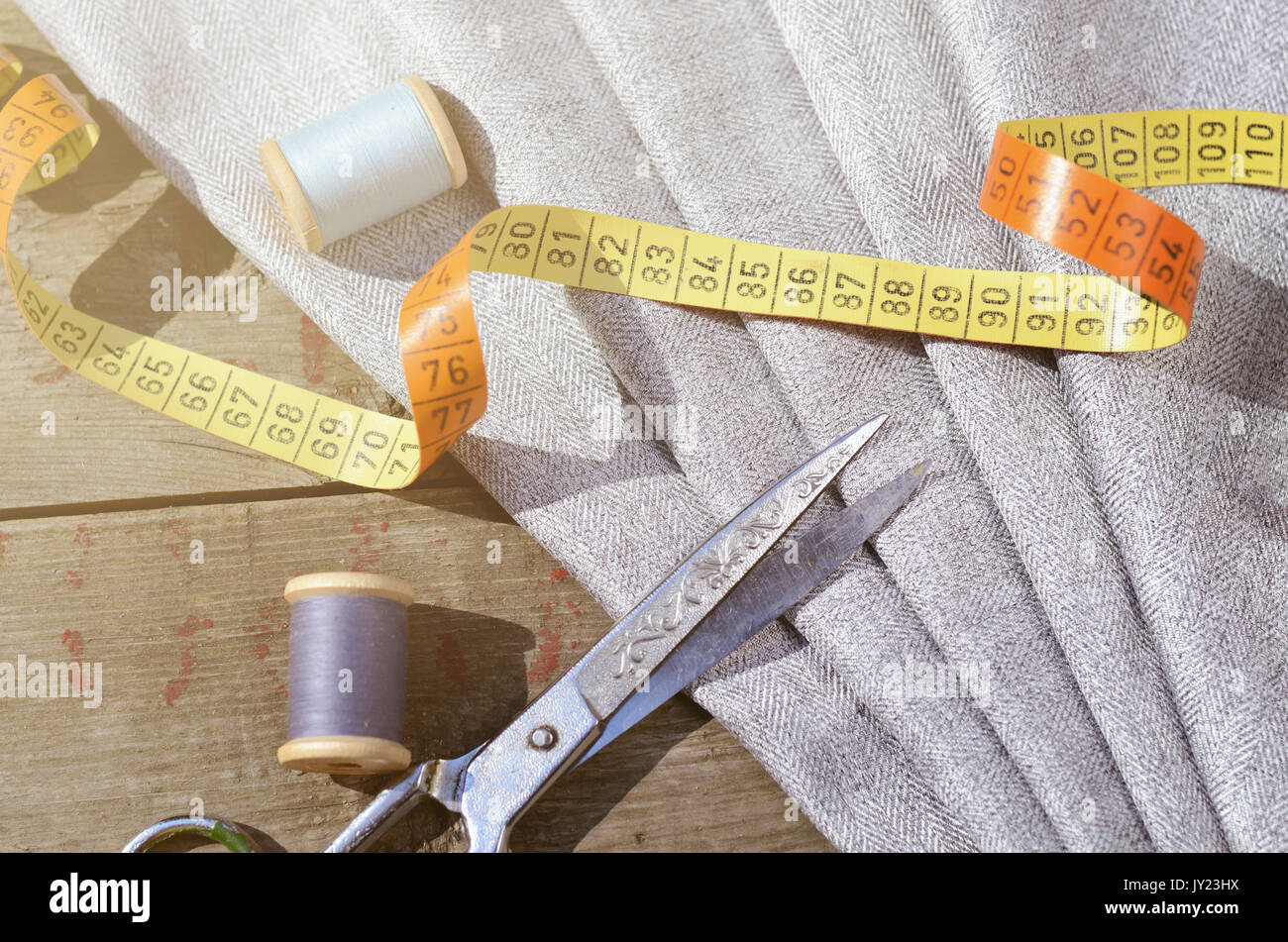 Needle and thread and fabric patch hi-res stock photography and images ...