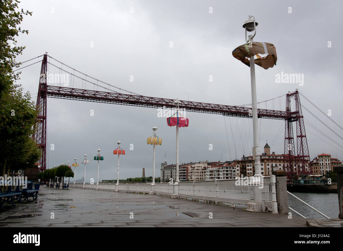 The Vizkaya bridge in Bilbao, Spain Stock Photo - Alamy