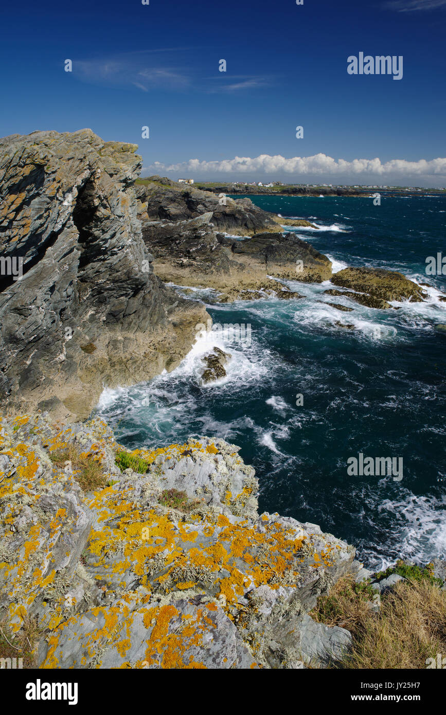 Anglesey cliffs hi-res stock photography and images - Alamy