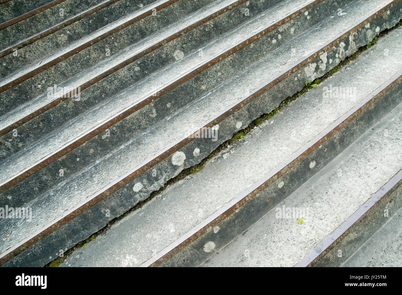 concrete steps with iron edge protection Stock Photo - Alamy