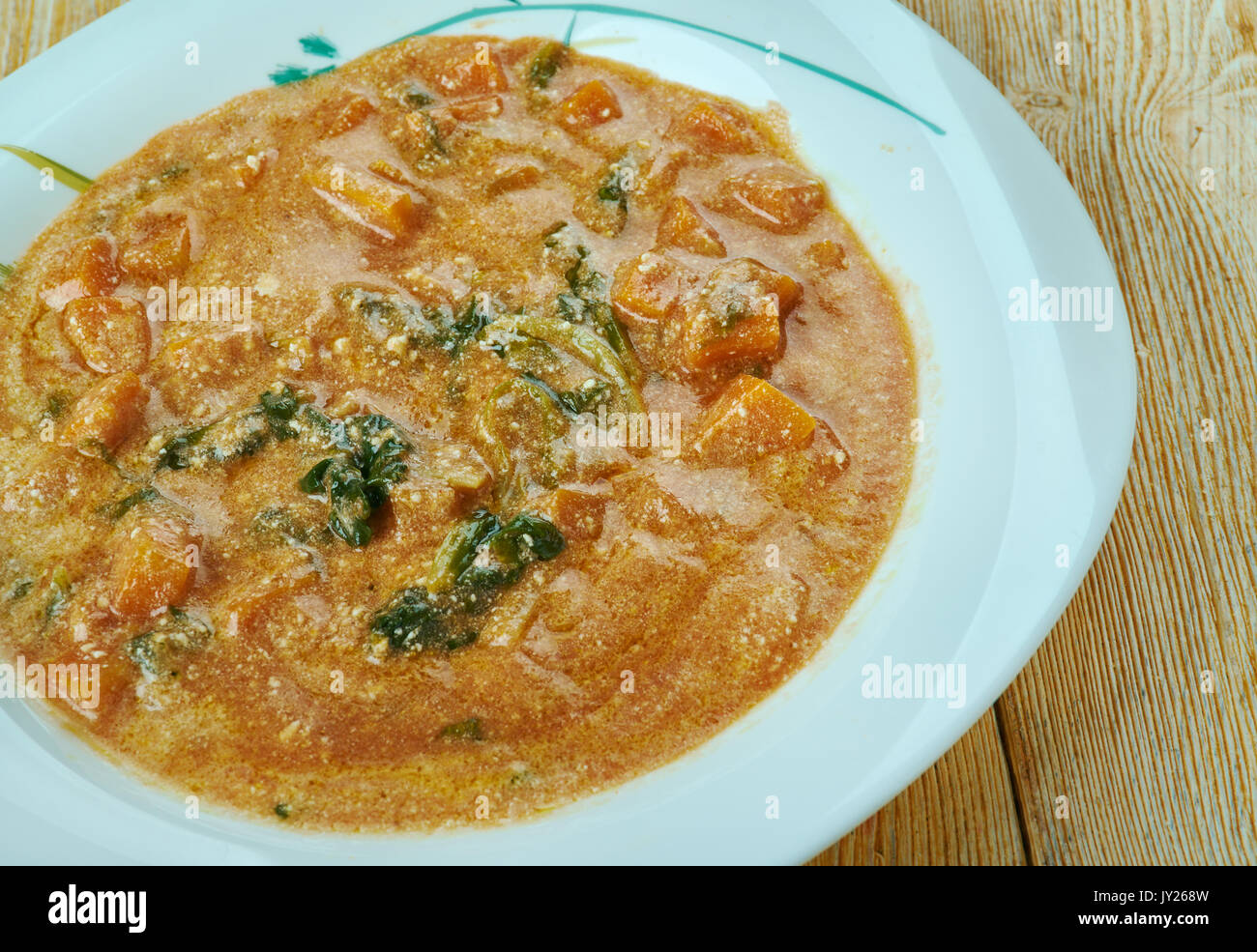 Mchicha - Tanzanian Spinach and Peanut Curry. African cuisine Stock ...