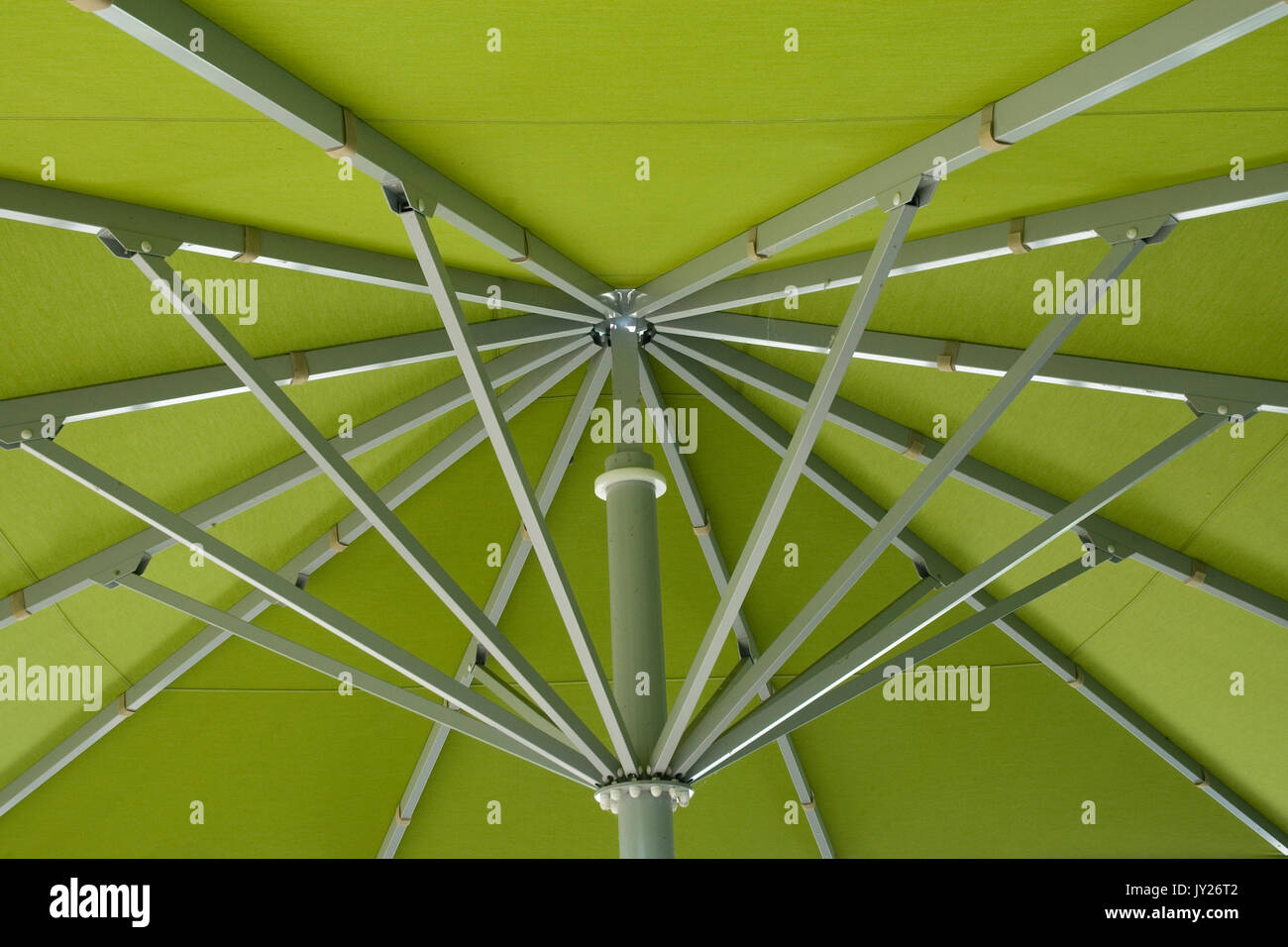 inside of a garden umbrella Stock Photo - Alamy