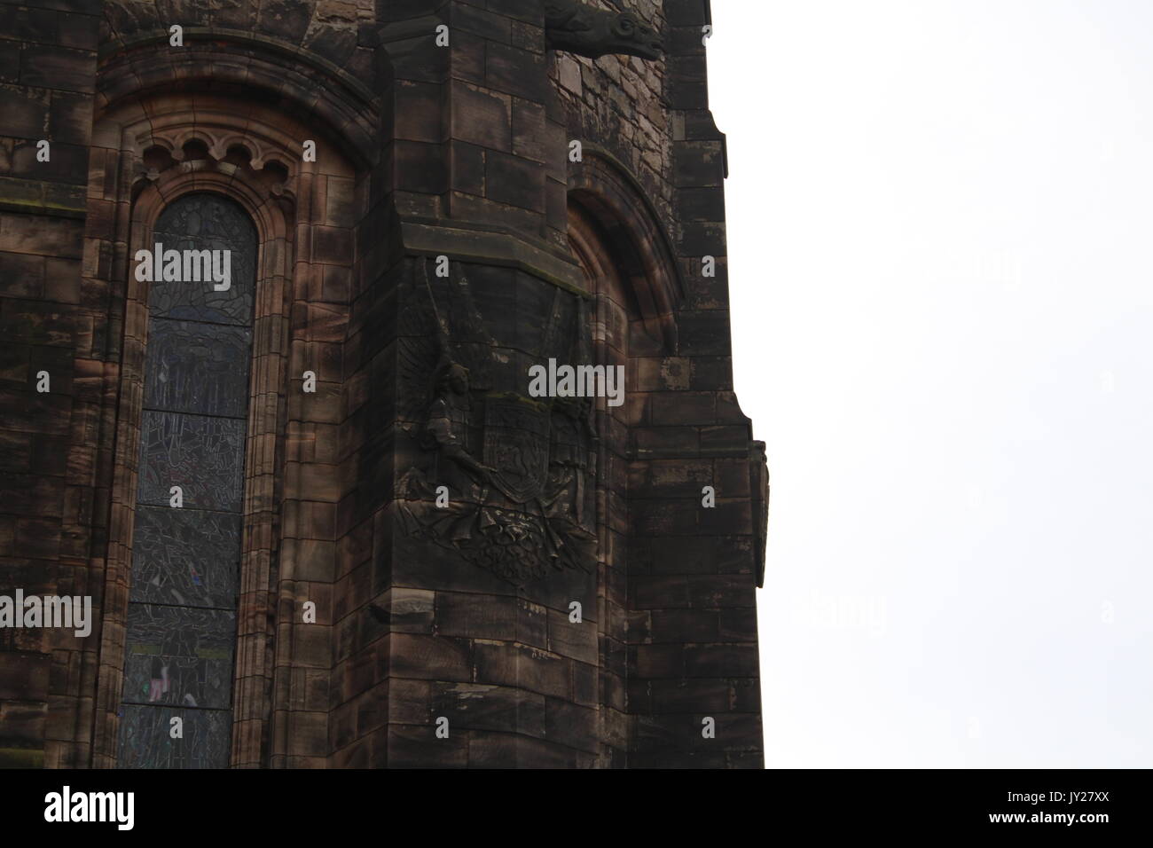 Stained glass window edinburgh castle hi-res stock photography and ...