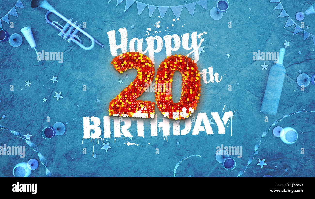 20th birthday hi-res stock photography and images - Alamy