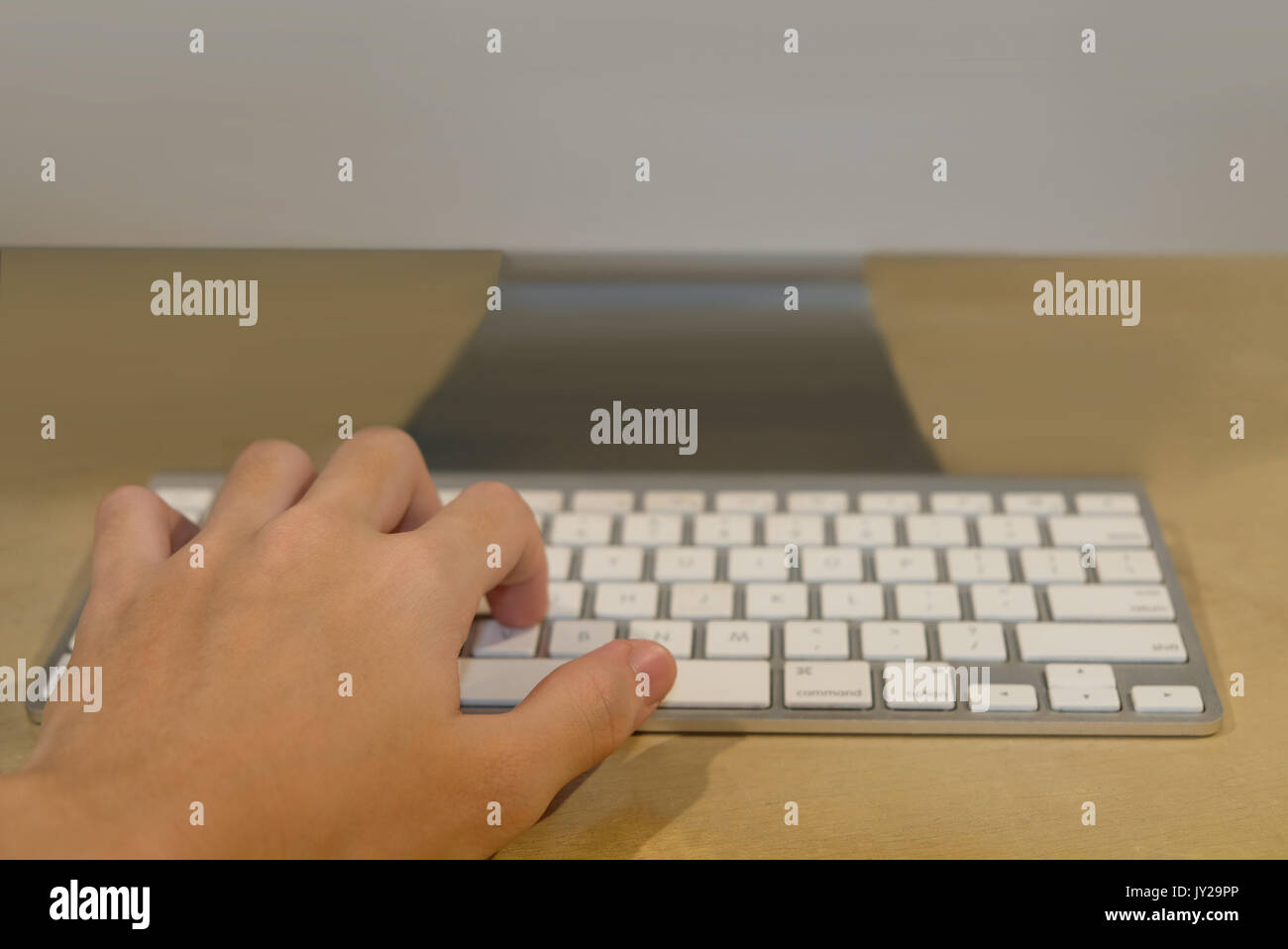 Typing wireless hi-res stock photography and images - Alamy