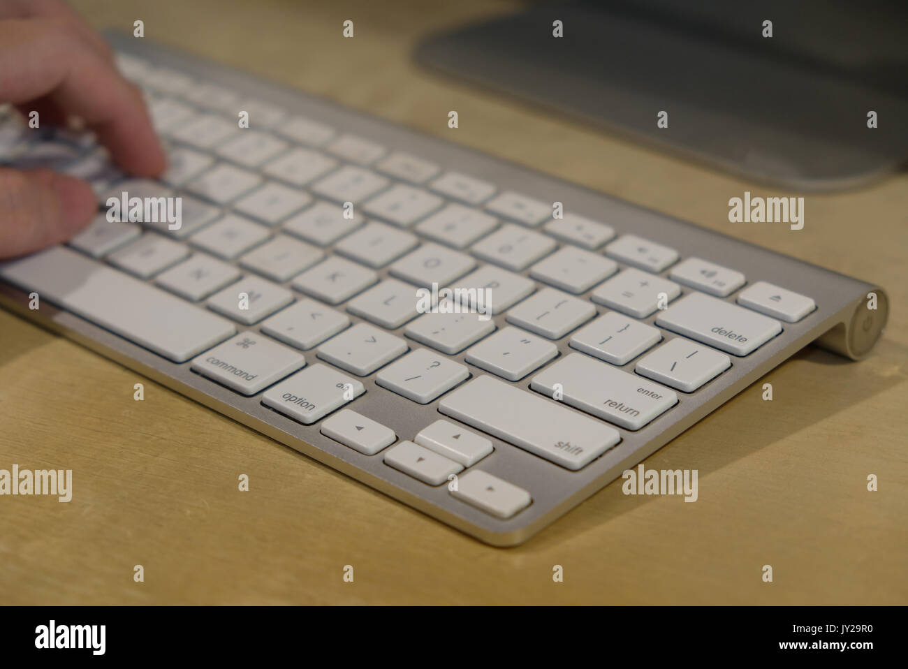 Wireless bluetooth keyboard Stock Photo - Alamy