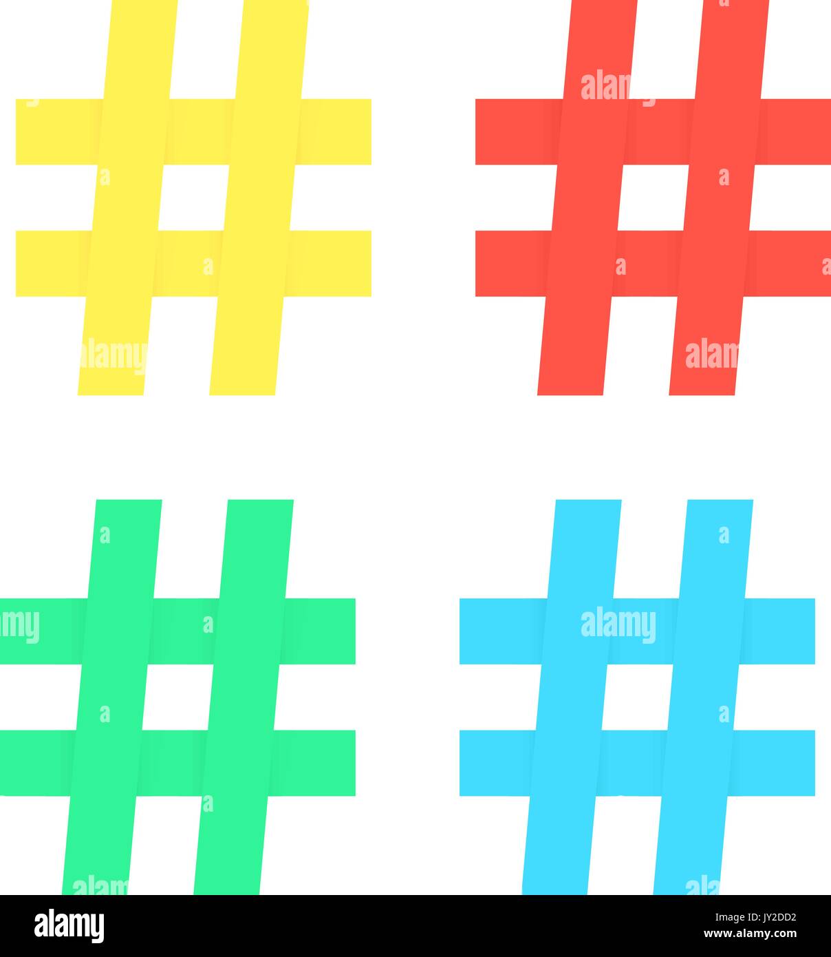 Hashtag symbol sharp hash Stock Vector Images - Alamy