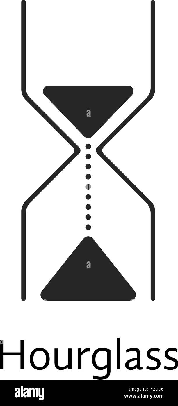 Time management banner hourglass Cut Out Stock Images & Pictures - Alamy