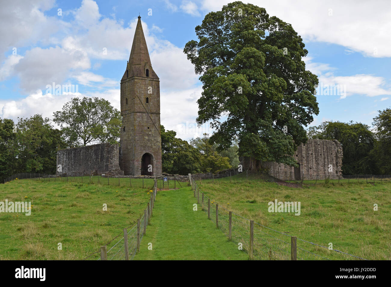 Restenneth Priory Ruins, by Forfar, Angus, Scotland Stock Photo - Alamy