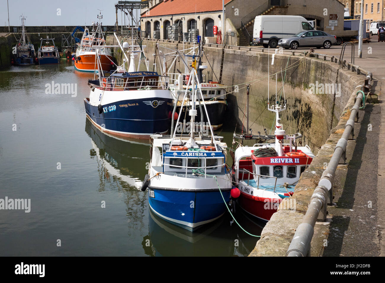 Fishing boats in Pittenweem Harbour, Fife, Scotland Stock Photo - Alamy