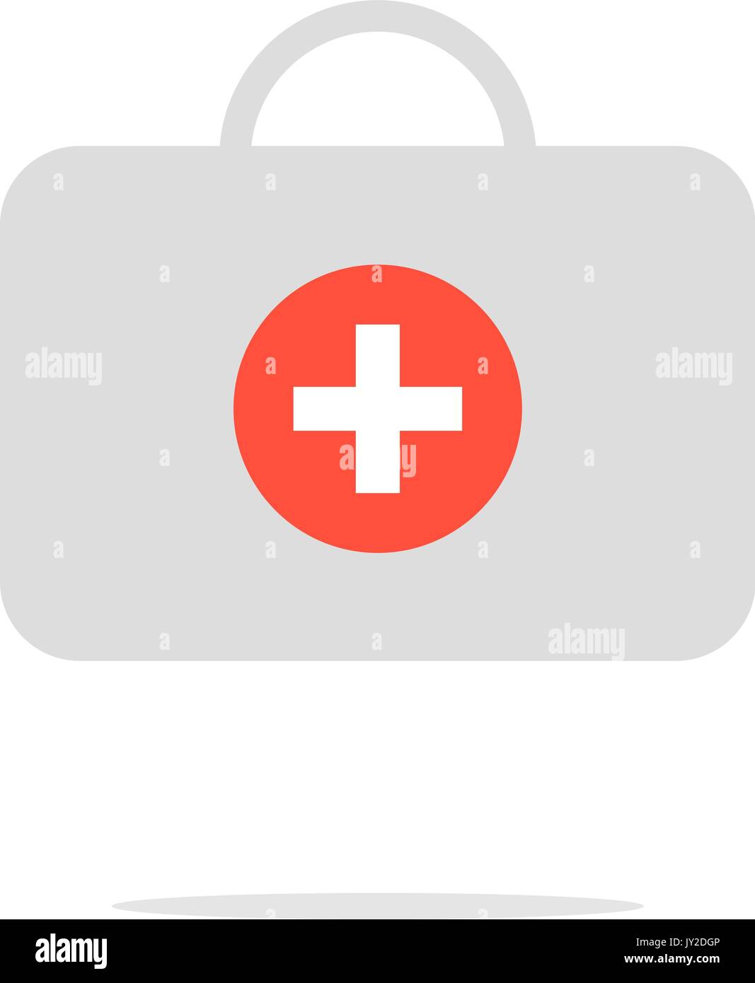 Health symbol and travel suitcase Stock Vector Images - Alamy