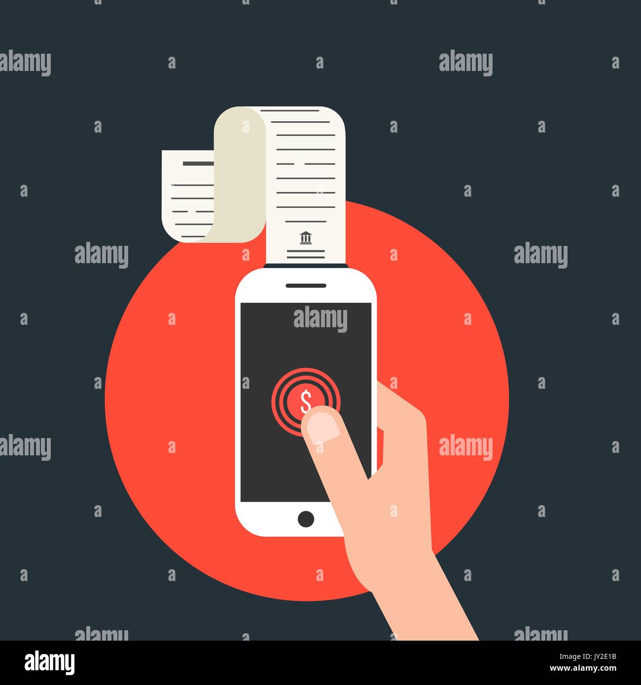 Red pay phone Stock Vector Images - Alamy