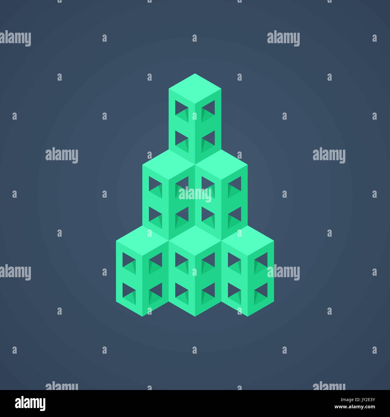 Building block chart Stock Vector Images - Alamy