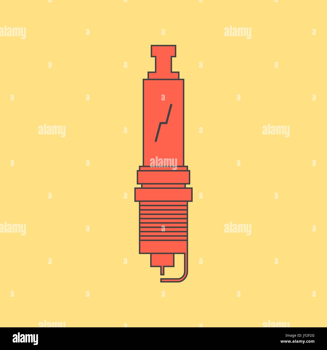 Red engine start Stock Vector Images - Alamy