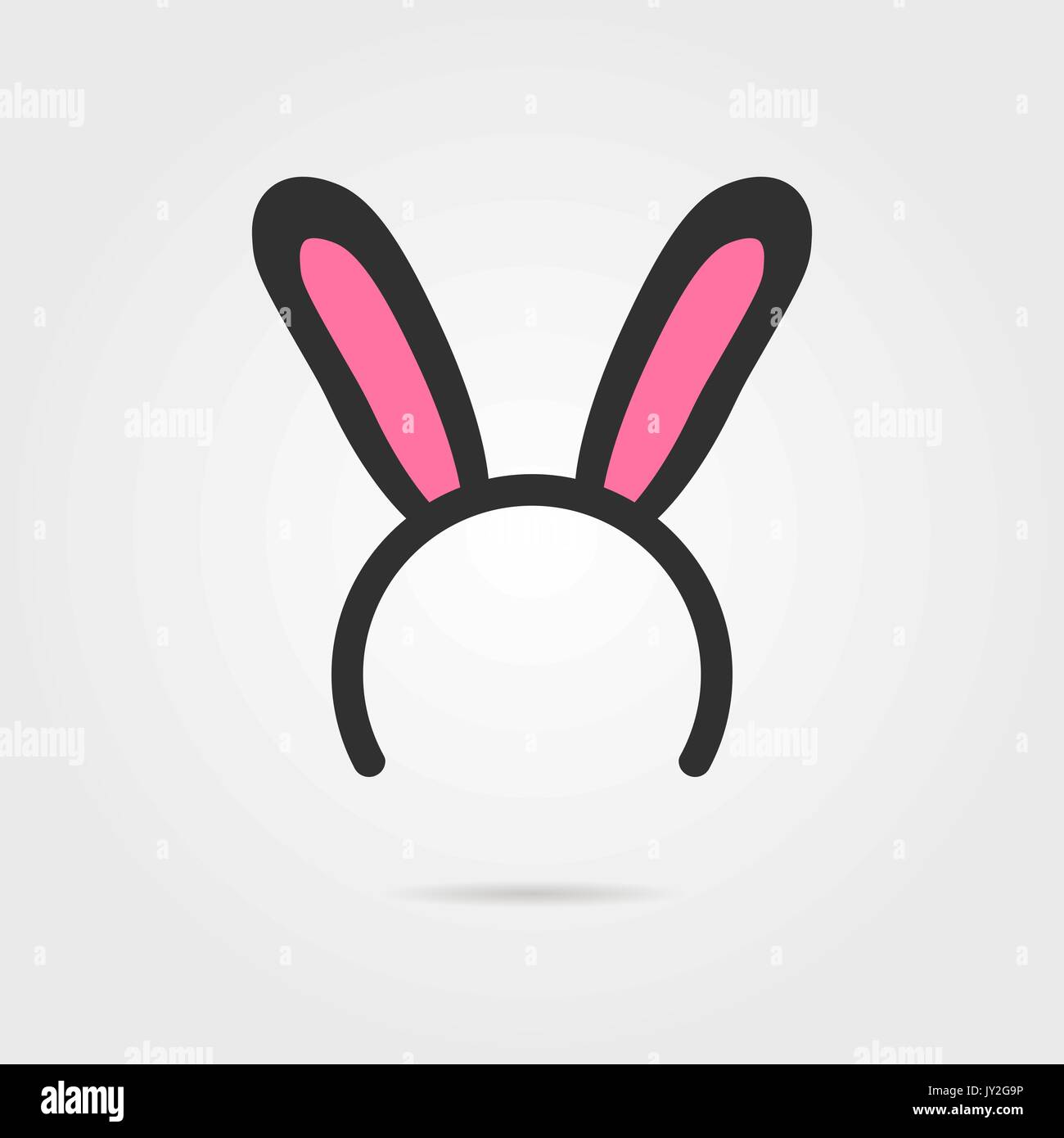 Carnival mask on black background Stock Vector Images - Alamy