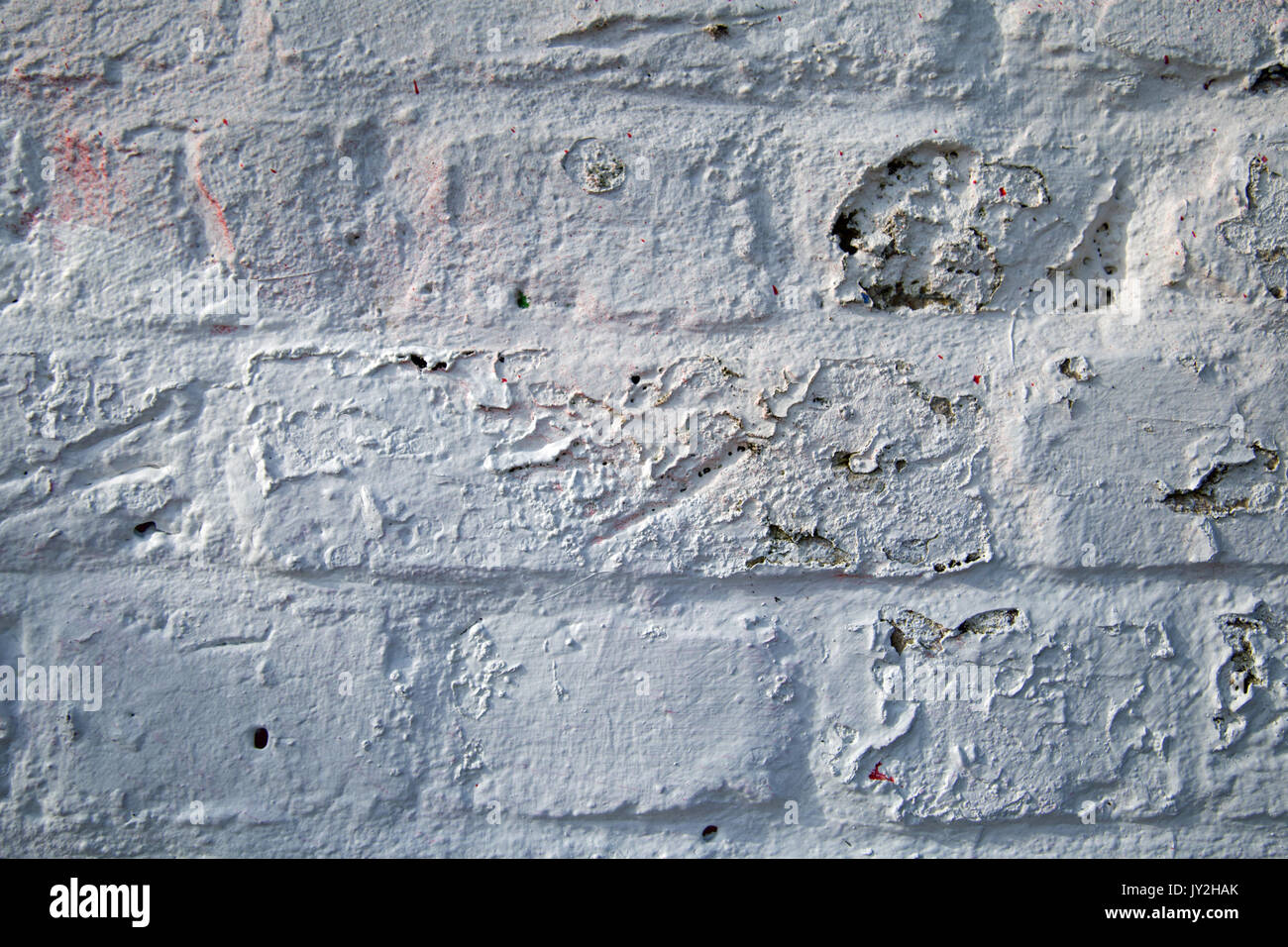 White painted brick wall texture background Stock Photo - Alamy