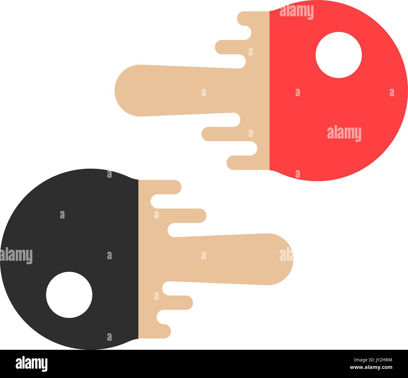 Black white table Stock Vector Images - Alamy
