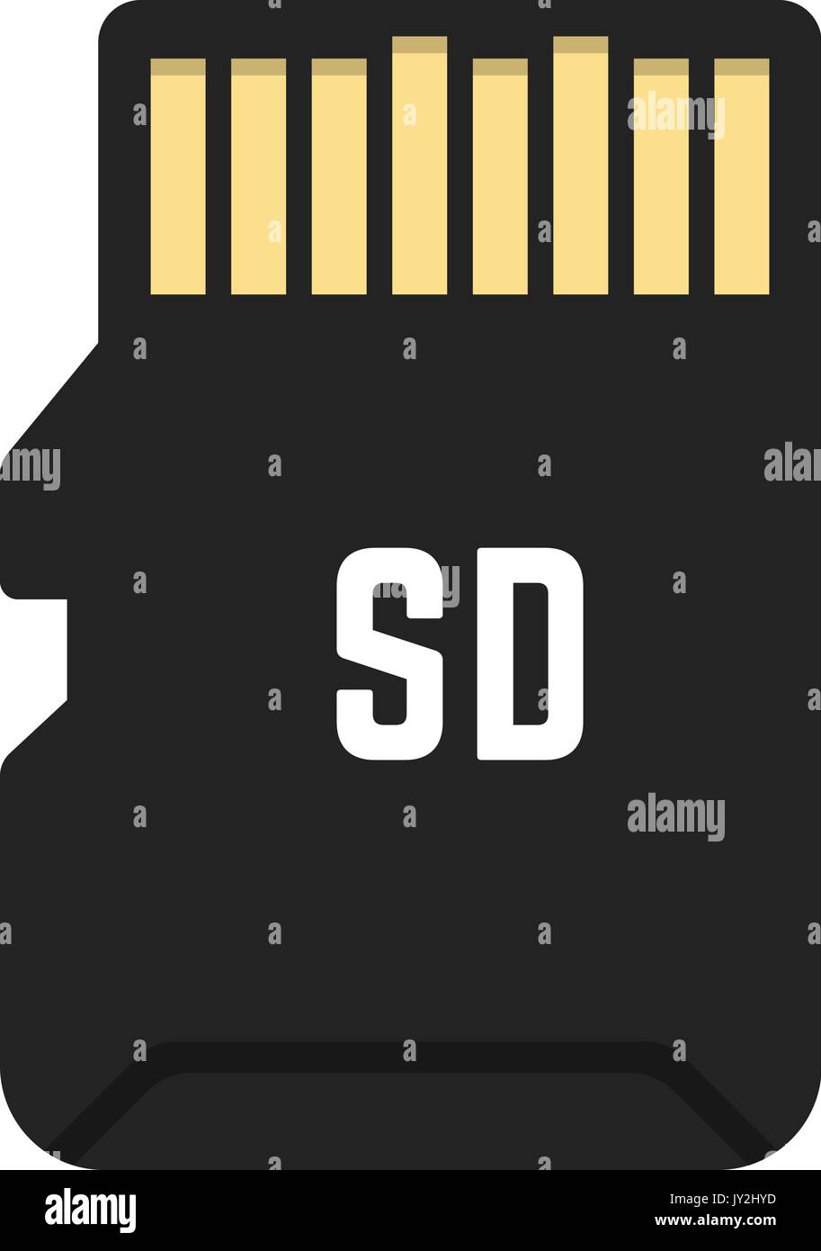 microsd card isolated on white background Stock Vector Image & Art - Alamy