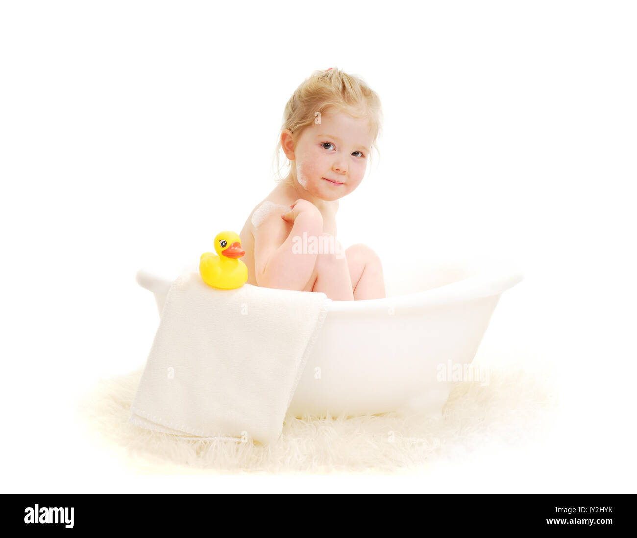 Bathtime girl Cut Out Stock Images & Pictures - Alamy