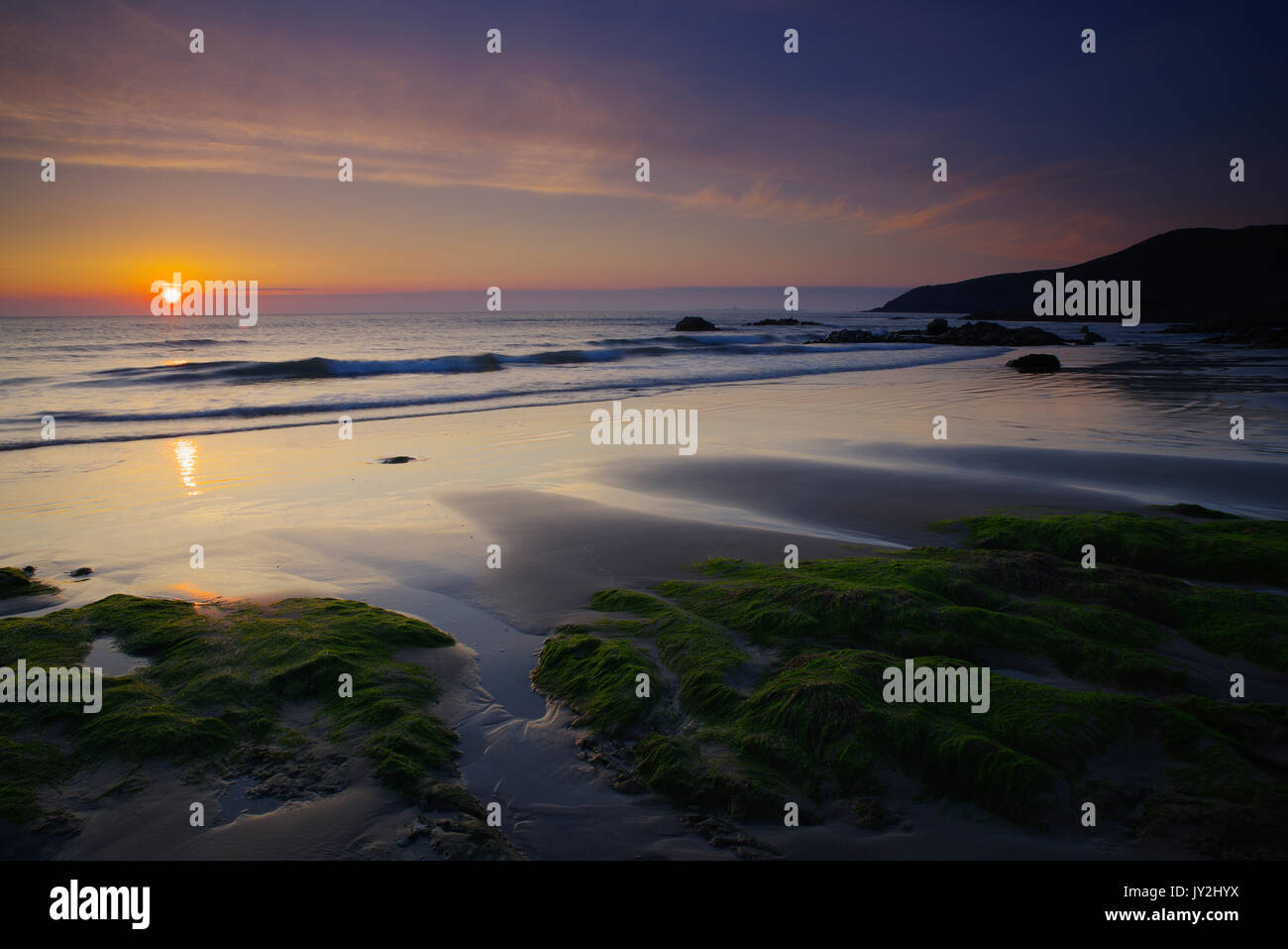 Swtan Beach, Church Bay, Anglesey Stock Photo - Alamy