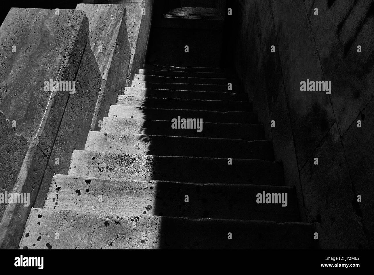 Shadow over stairs Black and White Stock Photos & Images - Alamy