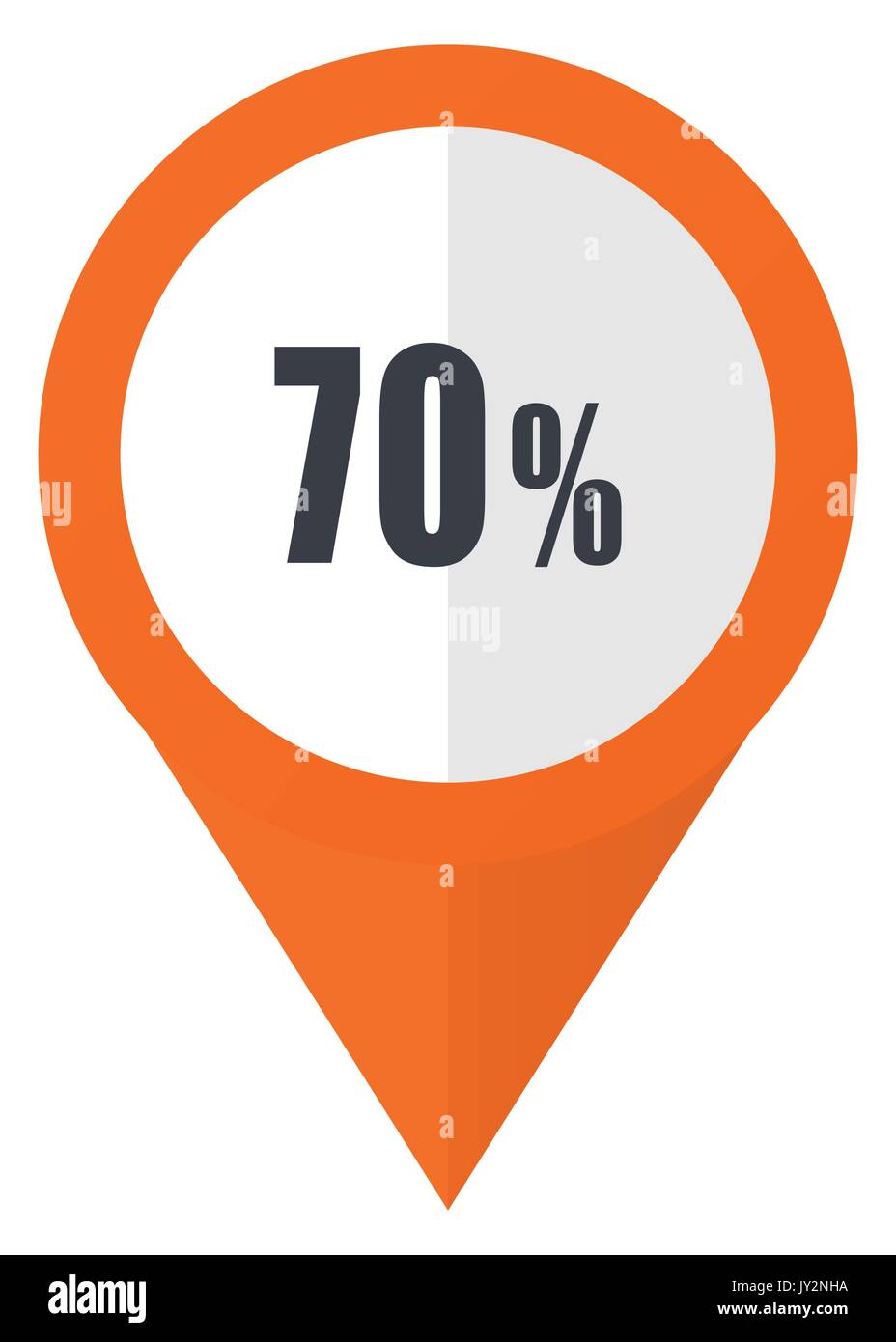Map pin icon percent in hi-res stock photography and images - Alamy