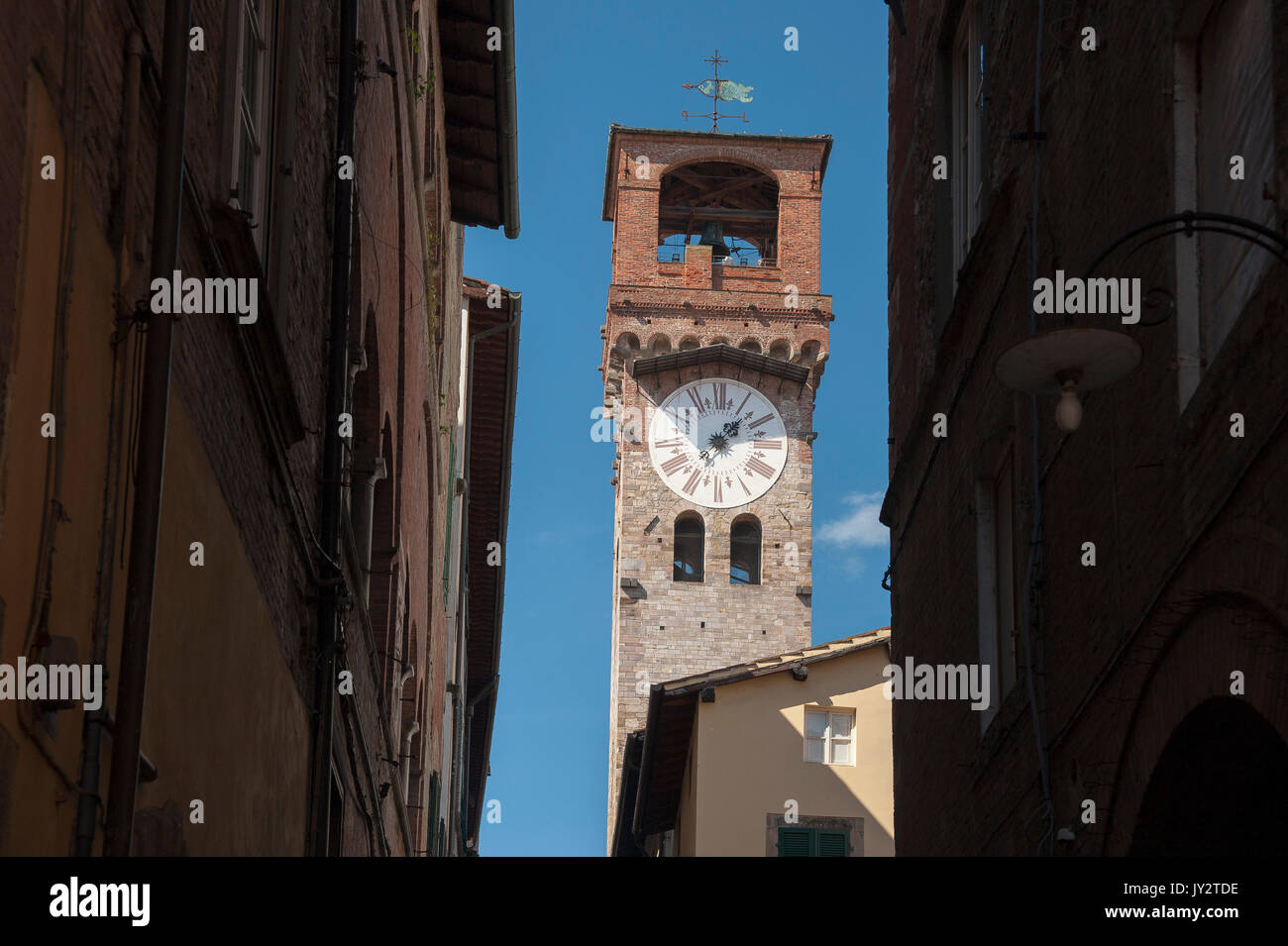 Clock Tower Lucca Italy Europe High Resolution Stock Photography and ...