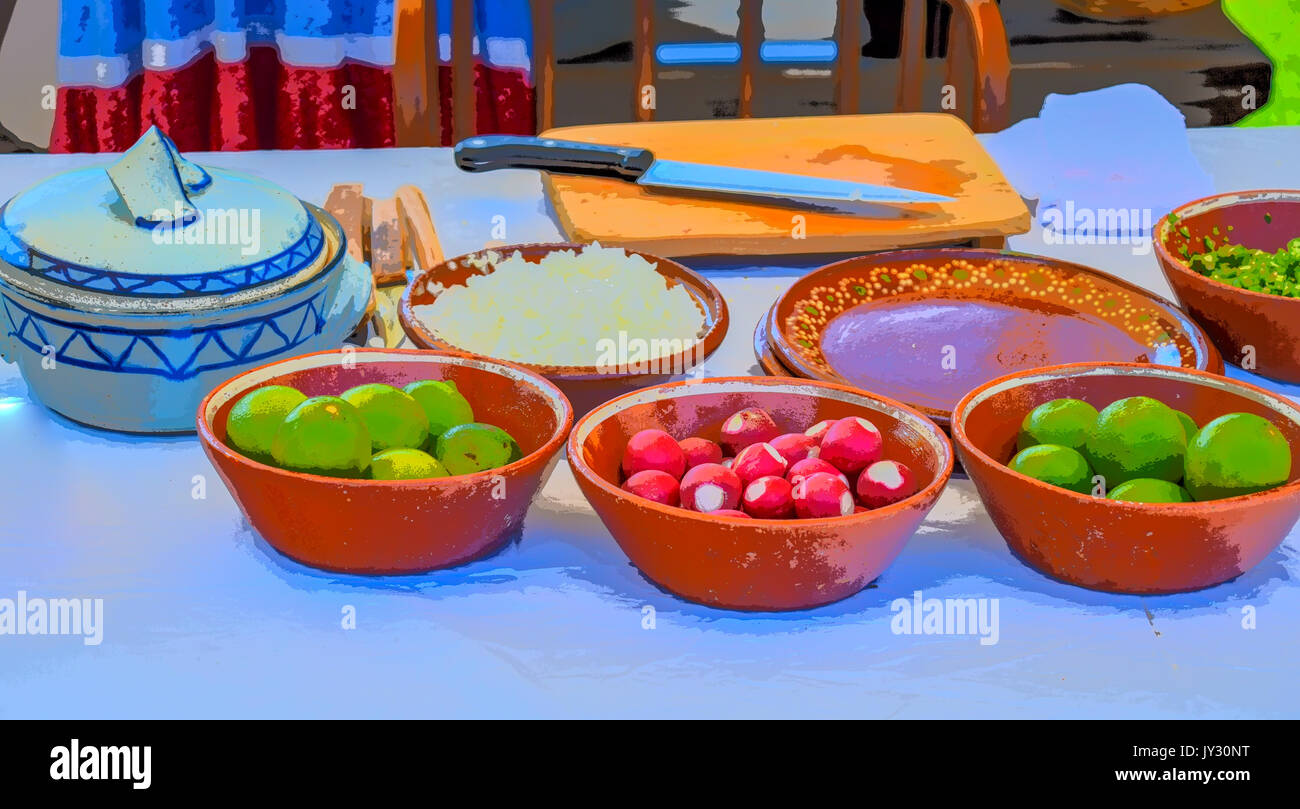 Wood carving of a primitive face Stock Photo - Alamy