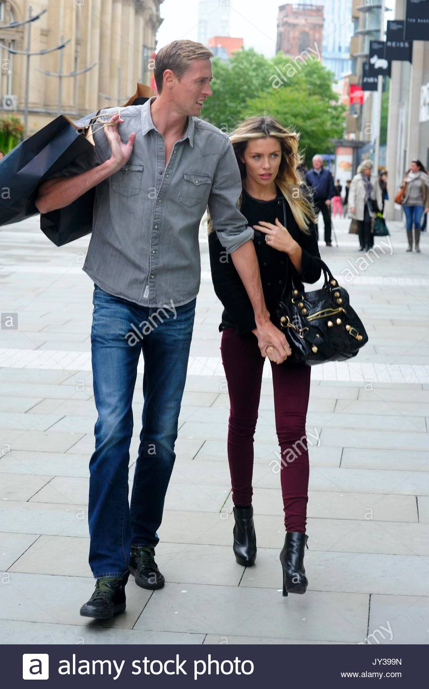 Peter Crouch and Abbey Clancy. Peter Crouch Stoke Football star Stock ...