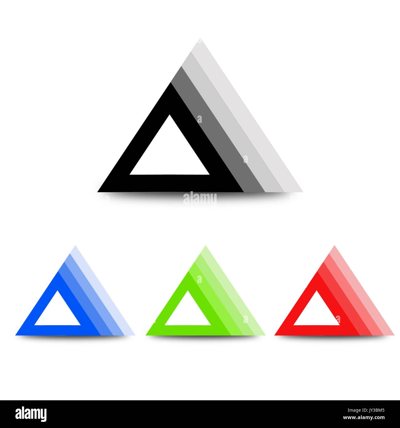 3d Triangle Graphic Design