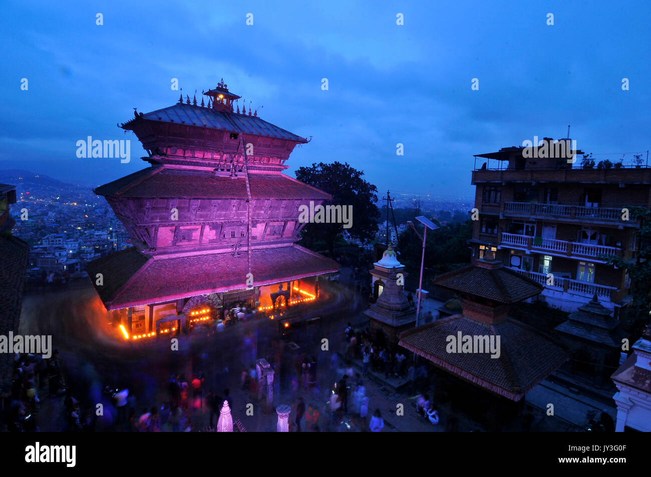 Bagh bhairab kirtipur nepal temple hi-res stock photography and images ...