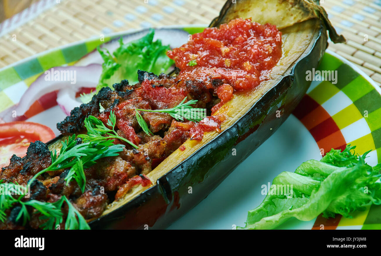 Arabic stuffed Eggplant -Cheikh el mehchi , Palestinian Arabic Food ...