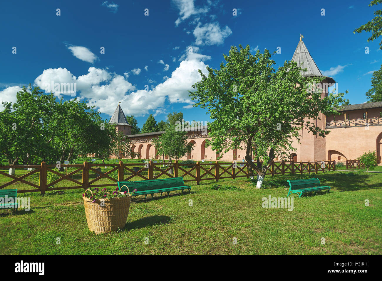 Monastery of Saint Euthymius Wall, Suzdal, Russia Stock Photo - Alamy