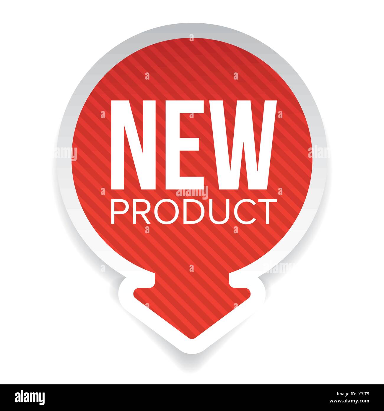 New product badge realistic Cut Out Stock Images & Pictures - Alamy